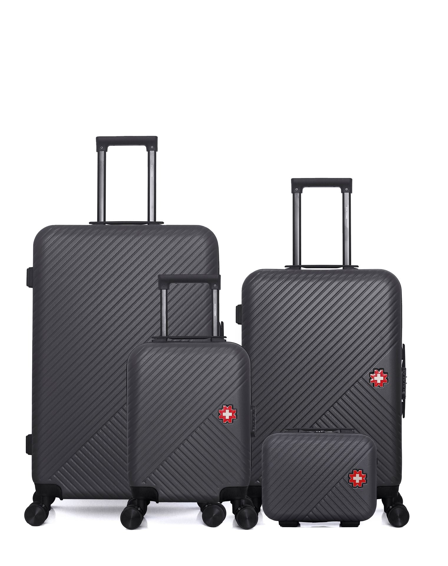 SWISS KOPPER – 4er-Pack – Großer Koffer, mittelgroßer Koffer ...